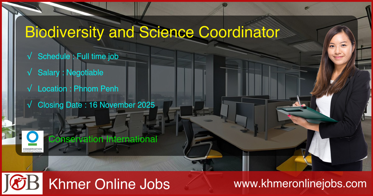 Biodiversity and Science Coordinator for Conservation International