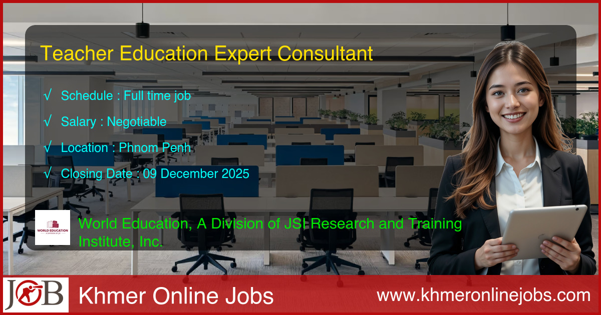 Teacher Education Expert Consultant for World Education, A Division of ...