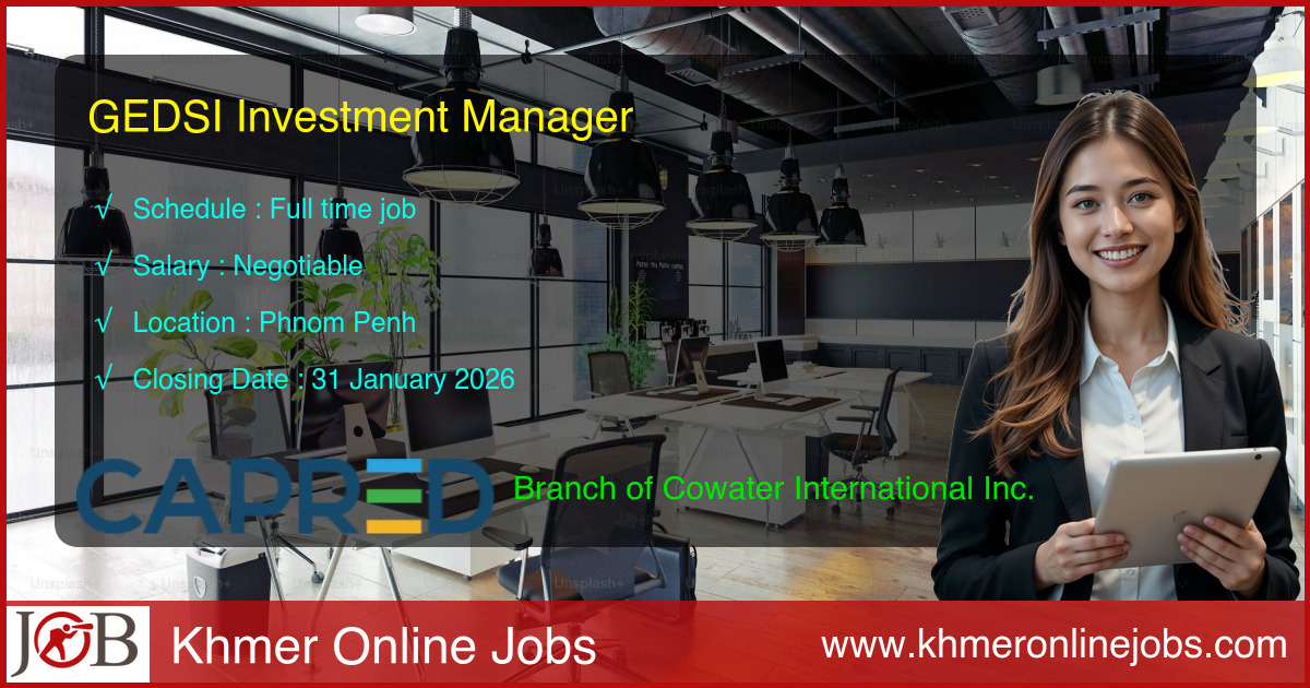 GEDSI Investment Manager for Branch of Cowater International Inc.