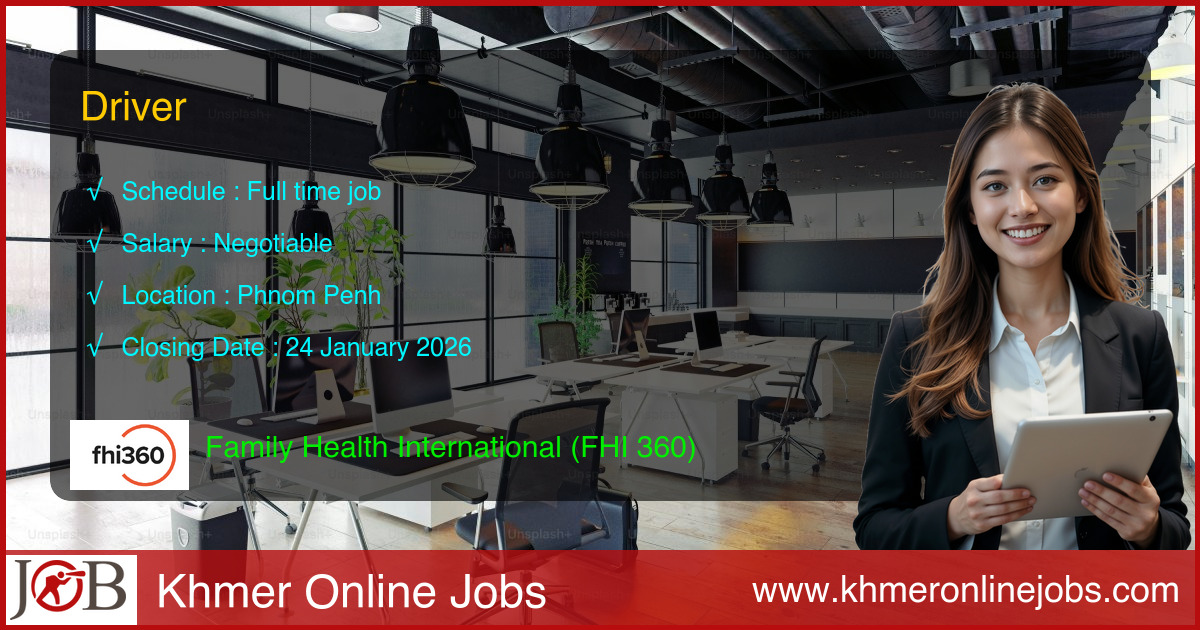 Driver for Family Health International (FHI 360)