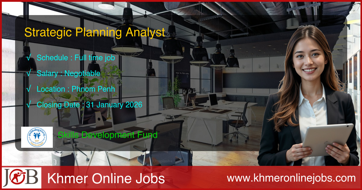 Strategic Planning Analyst for Skills Development Fund