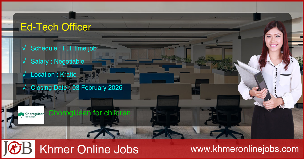 Ed-Tech Officer for ChorogUsan for children