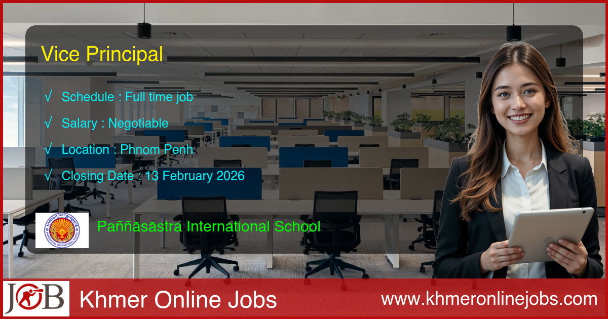 Vice Principal for Paññāsāstra International School