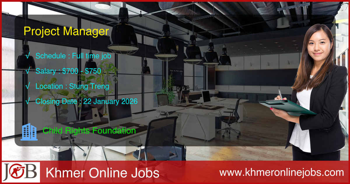 Project Manager for Child Rights Foundation