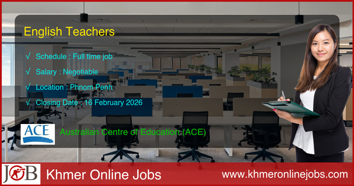 English Teachers for Australian Centre of Education (ACE)