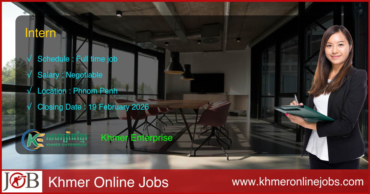 Intern for Khmer Enterprise | Khmer Online Jobs