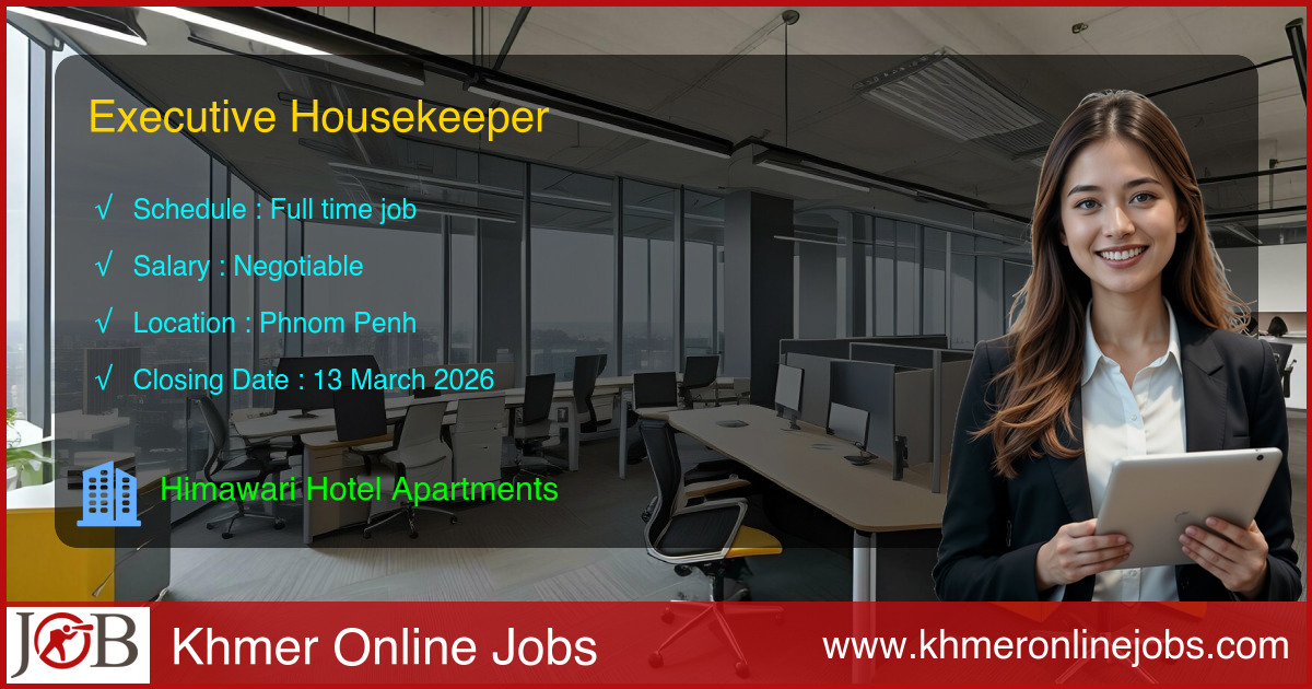 Executive Housekeeper for Himawari Hotel Apartments