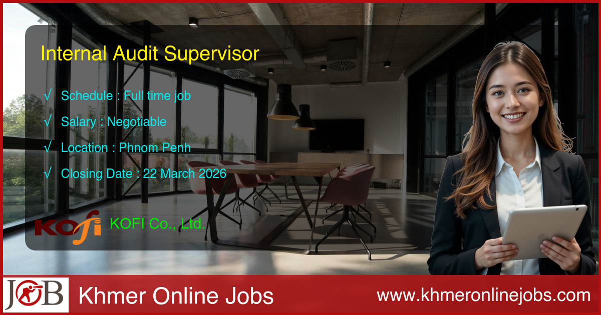 Internal Audit Supervisor for KOFI Co., Ltd.