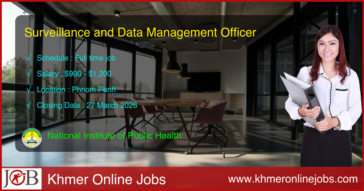 Surveillance and Data Management Officer for National Institute of ...